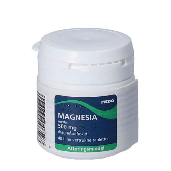 Magnesia "MEDIC" tabletter 40 stk | Køb lokalt på DinApoteker.dk