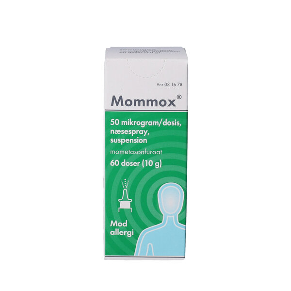Mommox næsespray 60 doser mod allergi | Køb på DinApoteker.dk