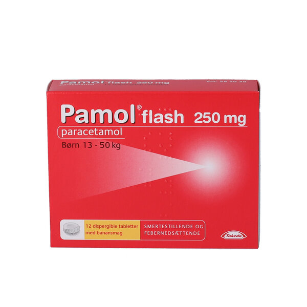 Pamol FLASH 250 mg 20 stk | Køb på DinApoteker.dk